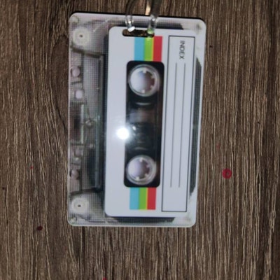 Retro Cassette Personalized Luggage Tag, Unique Bag Tag, Custom Mix ...