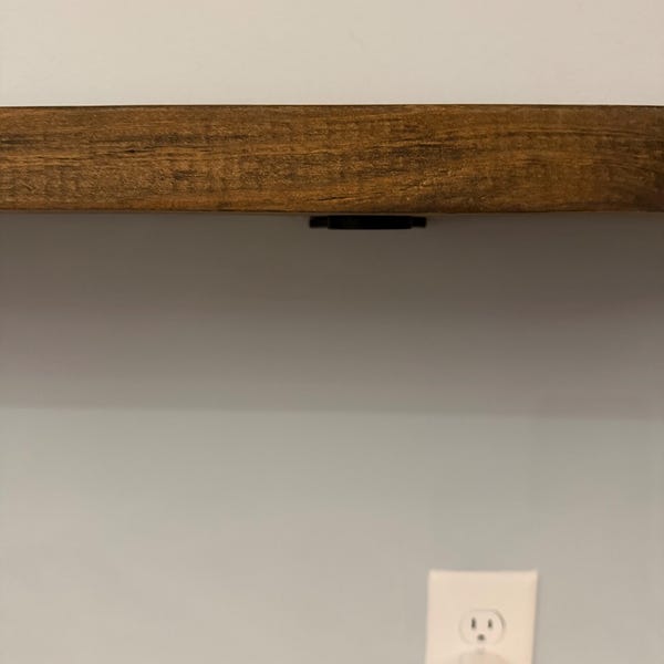 Hidden Float Shelf Bracket Black, Heavy Duty L Shelf Bracket, Floating ...