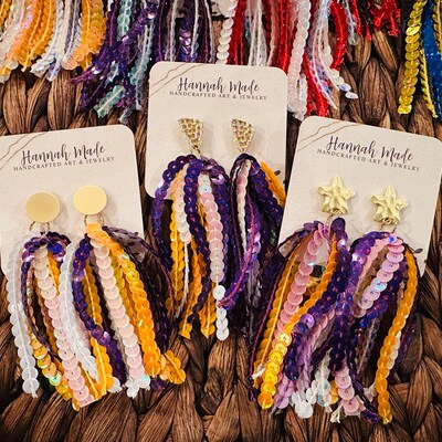 6PCS Mat Gold Mat Planted Zn Alloy Earring Charm-earring - Etsy