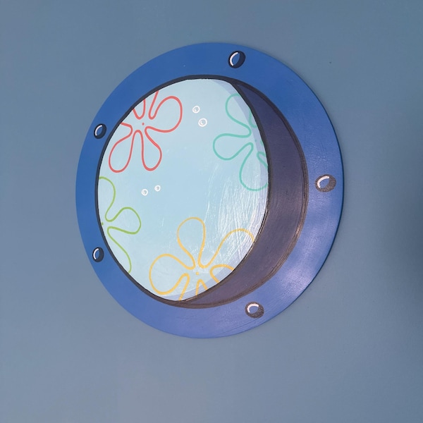 Cartoon Ocean Scene Handpainted Window - Etsy