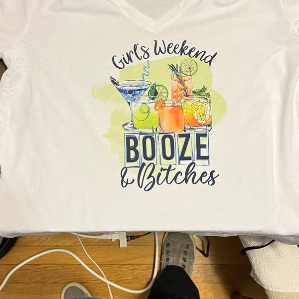 Sublimation Design "girls Weekend Booze and Bitches" Digital Download ...