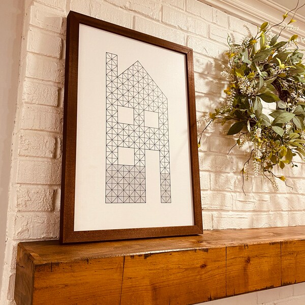 1000 Unit Geometric Mountain Progress Chart - Etsy