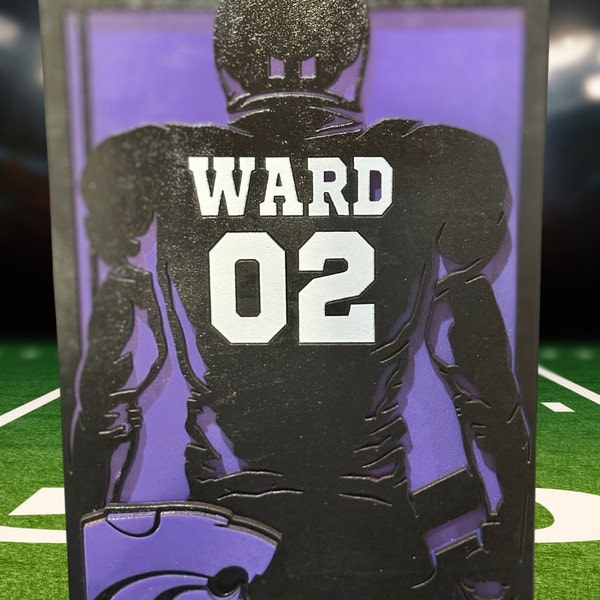 Stadium Series Football Signage - 3 Designs Included and Two Backing ...