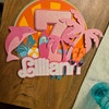 Beach Theme Cake Topper Custom Number Cake Personalized Birthday Party ...