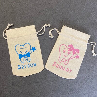 Girl and Boy Tooth Svg, Tooth Fairy Bag SVG, Tooth SVG File, Tooth ...