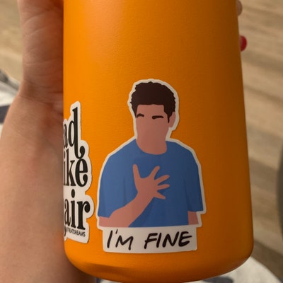 Ross I'm Fine Sticker Friends TV Show Ross Geller Ross - Etsy
