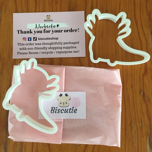 Cute Axlotl Cookie Cutter, Axolotl Gifts, Fondant Clay Cutter, Gift for ...