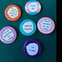 Celebrate Diversity Pin Badge Button - Etsy