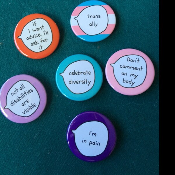 Celebrate Diversity - Pin Badge Button - Etsy