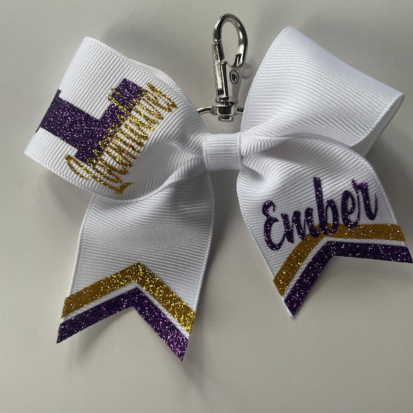 Cheerleader Camp Shirt And Solid Cheer Bow In Tons Of Colors To Choose From In Your Team Mascot