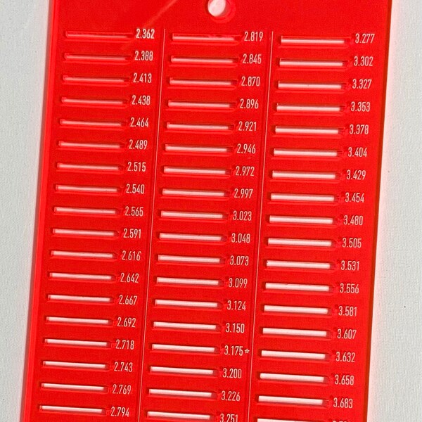 Kerf Tool Test Fit Guides for Laser Designs in 1/8" (3mm) or 1/4" (6mm ...