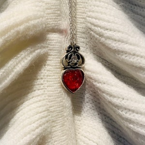 White With Red Detail Perfectly Imperfect Heart Ornament Valentine - Etsy