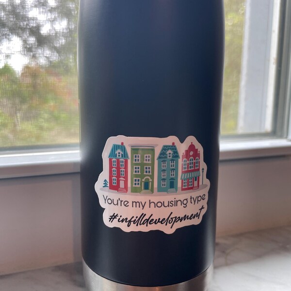 YIMBY Urban Planning Sticker text - Etsy