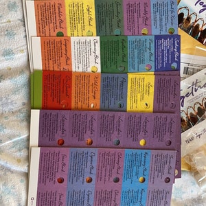 Essential Oil Sample Cards - Etsy
