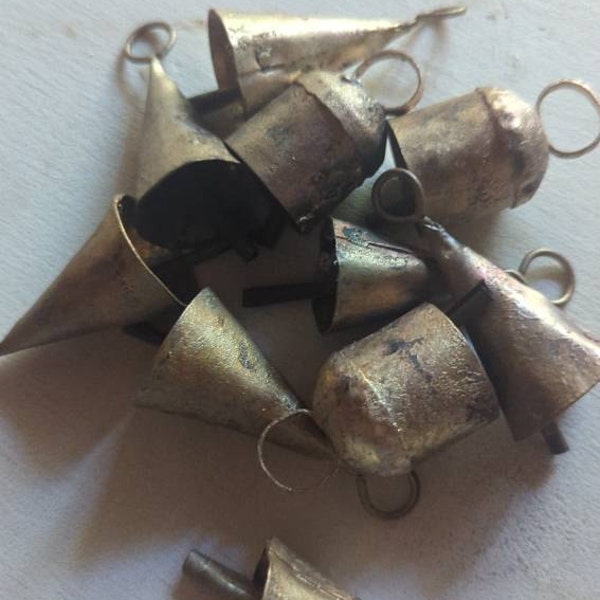 5 Skinny Chime Bells, Decorating Bells, Wreath Making, Garden Bells ...