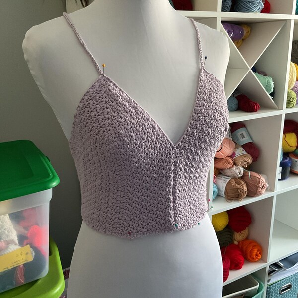 Open Shell Stitch Crochet Bralette / Top - Etsy