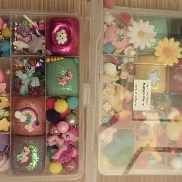 Unicorn Play Dough Kit, Magical Playdough Set, Girls Gift, Magic Kit ...