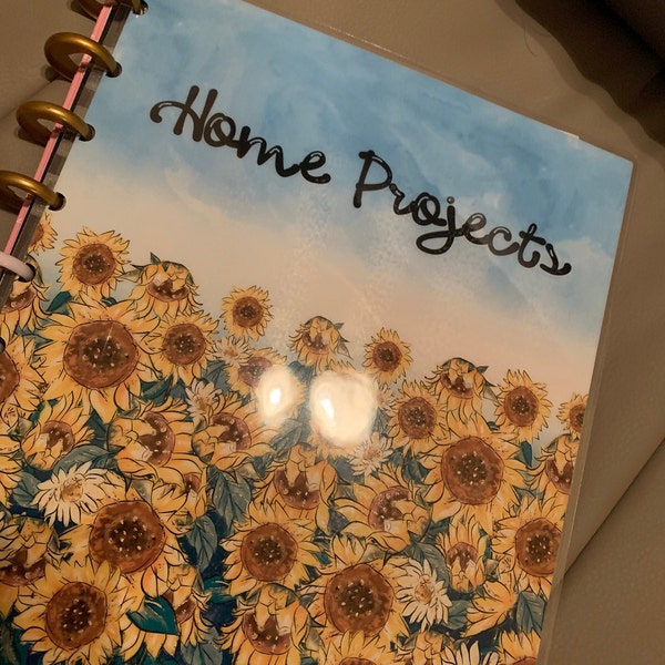 Summer Sunflower Happy Planner Cover Available for Mini and Classic ...