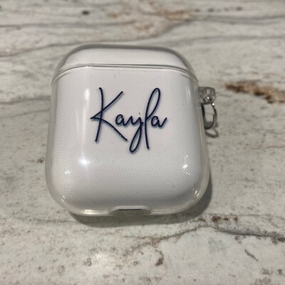 Custom Airpod Case With Keychain Neck Running Strap Protective - Etsy
