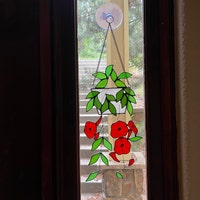 Orange Tree Stained Glass Window Corner Decororange Tree - Etsy Australia