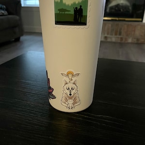 Loth Wolf Loth Cat Morai Vinyl Sticker Waterproof/decal/glossy - Etsy