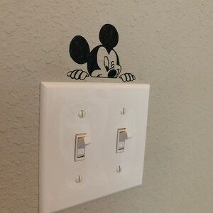 Mouse Light Switch Wall Decal - Etsy