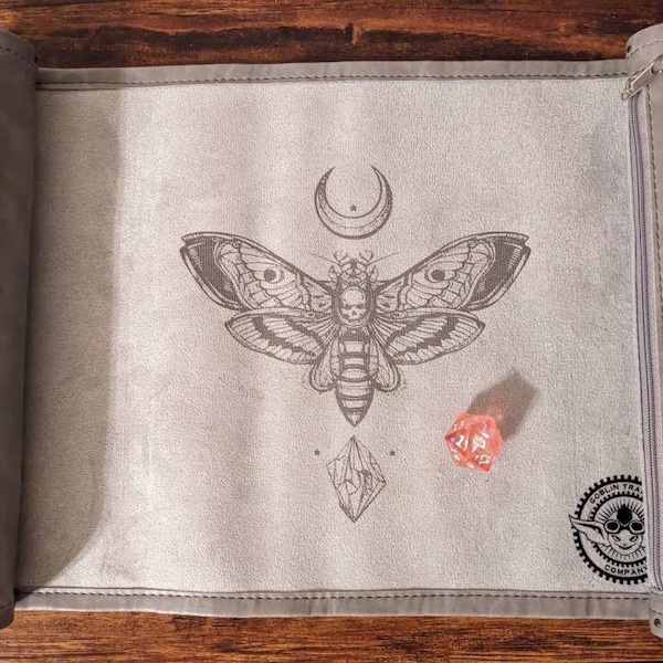 Personalized Chonky Dice Scroll, Dice Case, Roll Mat, D&D, TTRPG ...