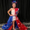 Red White Blue Wear With Cape Pageant Fun Fashion Girls Patriotic ...