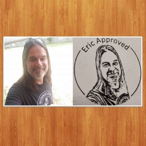 Customized Self-inking Portrait Stamp From Photo 5 Ink Color - Etsy