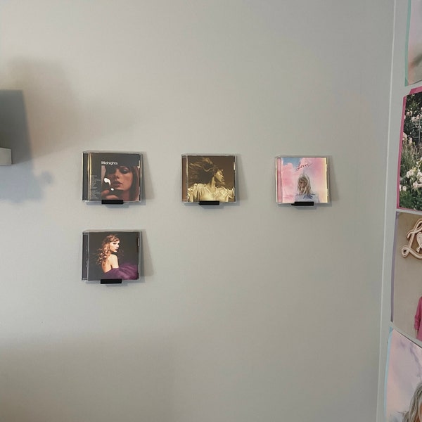 Compact Disc CD Display Wall Floating Mount Shelf - Etsy