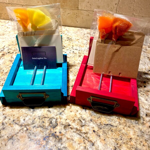 Watercolor Swatch Cards - Color Mixes - Art Supply Dex / Rolodex ...