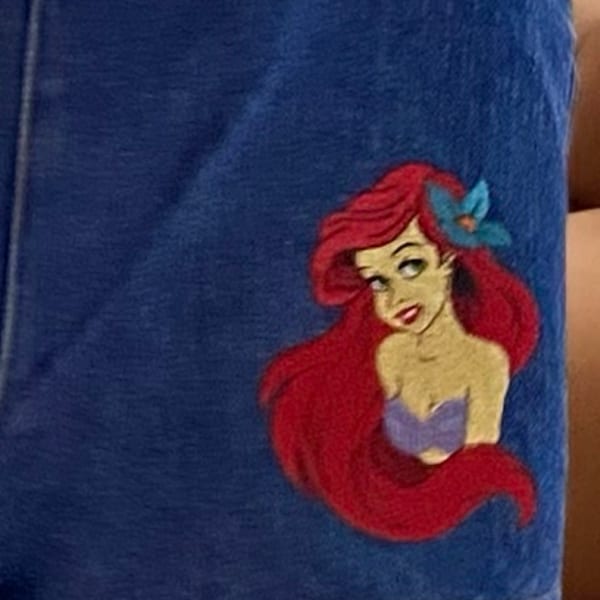 Ariel the Little Mermaid Embroidery Design, Ariel Embroidery Design ...