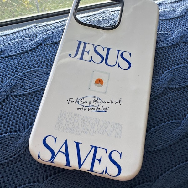 Jesus Phone Case | Cover for iPhone 17 16 15 14 13 12 Mini Plus Pro Max ...