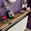 Hand Crafted Rustic Reclaimed Solid Pine Timber Radiator Shelf With ...