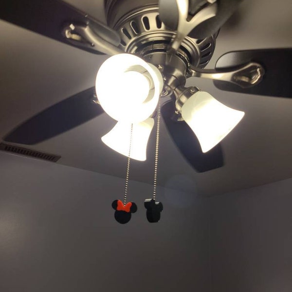 Mickey Mouse Ceiling Fan Pull | Disney Bedroom | Disney Home Decor - Etsy