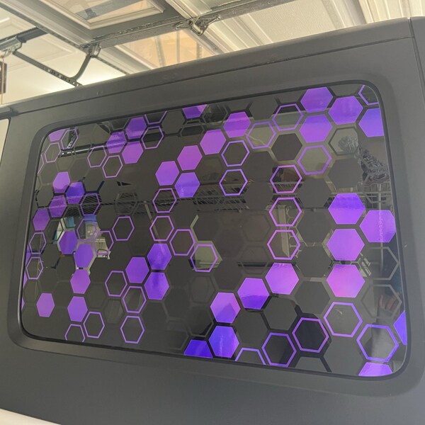 Hexagon / Honeycomb JDM Car Decal Sticker 2 Inch / Hex Side Vehicle ...