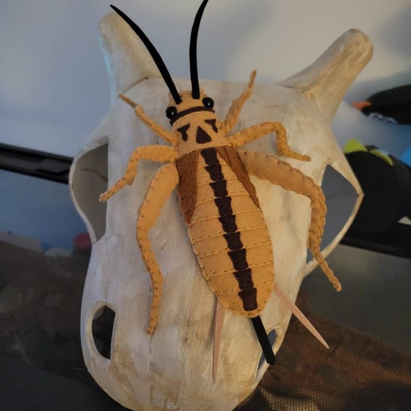 Realistic Hawaiian Cricket From Felt Laupala Cricket Figurine Felted ...