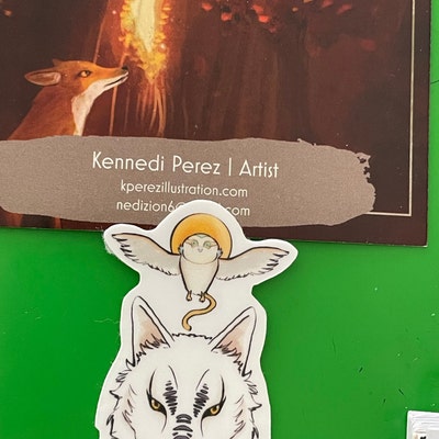 Loth Wolf Loth Cat Morai Vinyl Sticker Waterproof/decal/glossy - Etsy