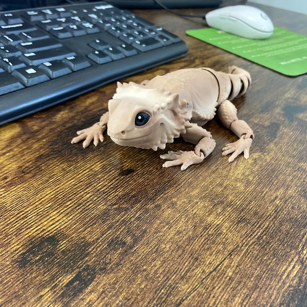 Realistic Bearded Dragon 3D Printed - Etsy