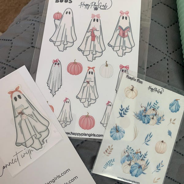 Holiday Planner Stickers- Standard + Mini Size, Cute Holiday Icon ...