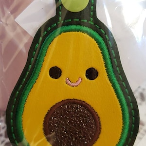 Avocado Keychain, Avocado Key Chain, Avocado Keyring, Avocado Key Ring ...