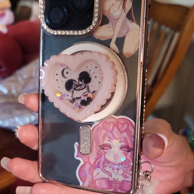 Glow in the Dark Ghost Shaker Popsocket™, Halloween Shaker Phone Grip ...