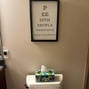 Funny Bathroom Signs | Eye Chart | Bathroom Eye Exam | Funny Eye Test ...
