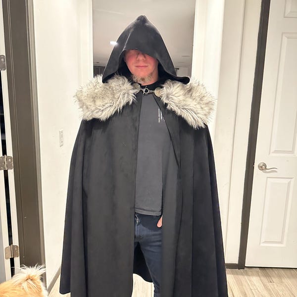 Mystical Hooded Cape With Shoulder Seam INGA - PDF Sewing Pattern ...