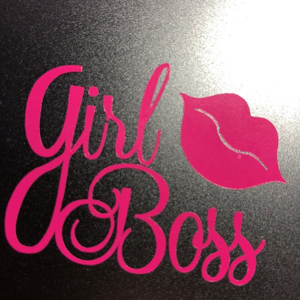 Boss Babe, Girl Boss Decals for Computer or Car, Custom Labels, Car ...