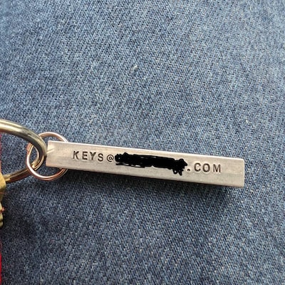 Custom 3d Bar Keychain, Personalized Key Chain, Engraved Kids Names Key ...