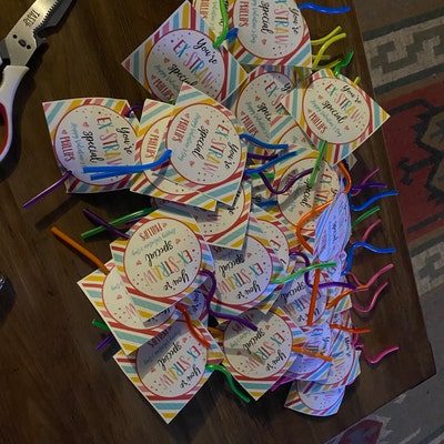 Editable Crazy Straw Tags Valentine Tags You're Ex-straw Special ...