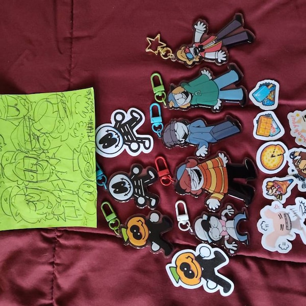Hatzgang! Spooky Month Stickers! - Etsy