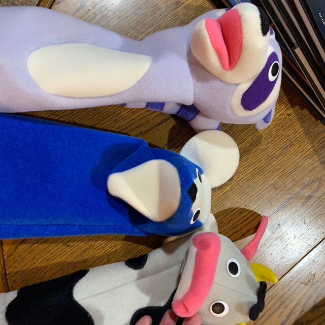 Handmade hand dyed hand crafted custom puppets. by DMPCreative