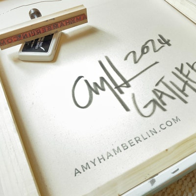 Simple Circle Stamp Daily Planner Stamps Pretty Custom Packaging Stamp ...